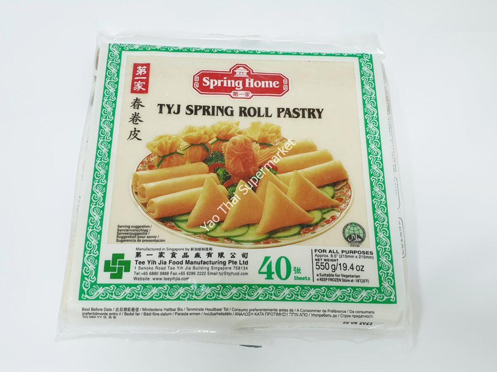 Spring home spring roll pastry 550g (40 sheets) - Yao Thai Supermarket